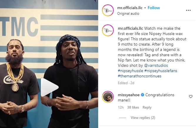 Ohio Artist Creates First Ever Nipsey Hussle Wax Figure - Ground Up Radio